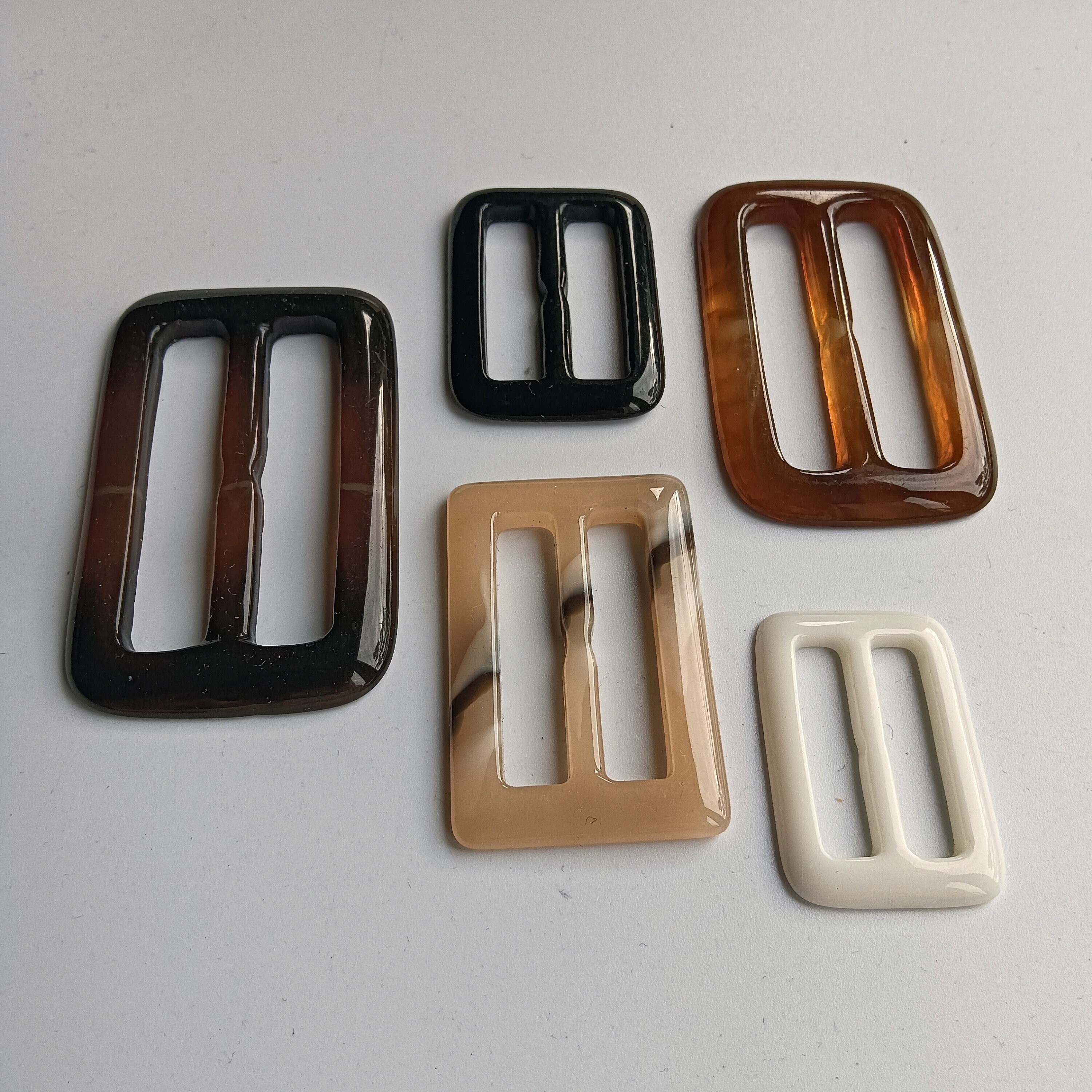 25mm to 50mm Garment Tri-glide Slide | Webbing Slider Buckle Coat Belt ...
