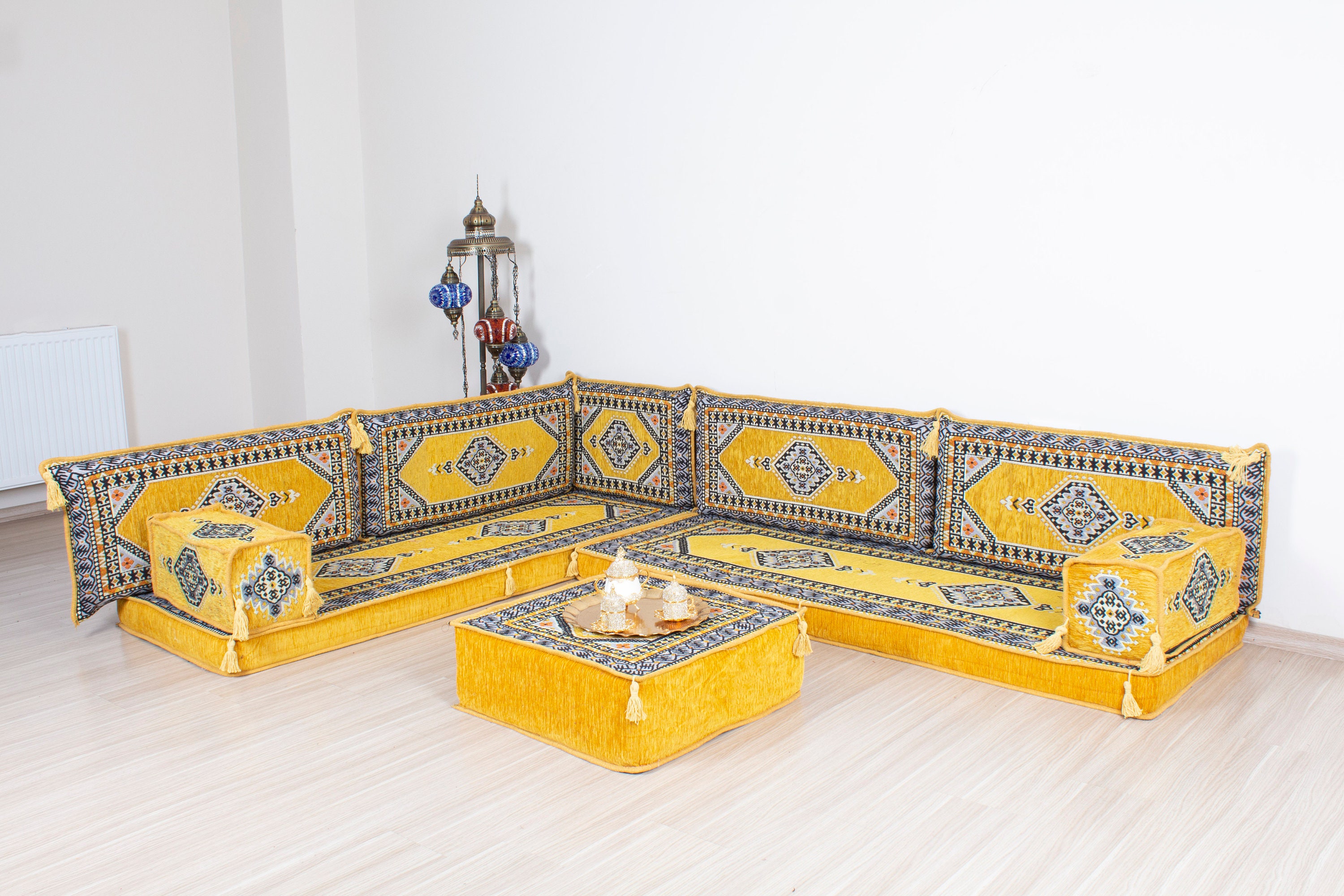 Moroccan Floor Couch, Modular Sofa Set, Balcony Floor Seatings ...