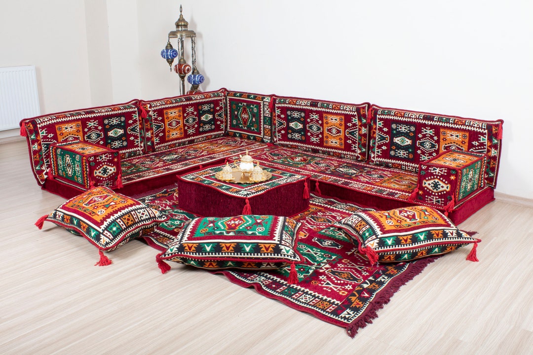 Arabic Sofa, Reading Nook Diwan, Balcony Floor Sofas, Sectional Sofa ...