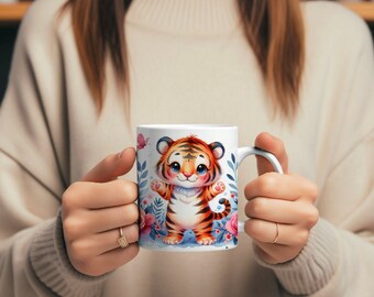 Tiger Mug - Etsy