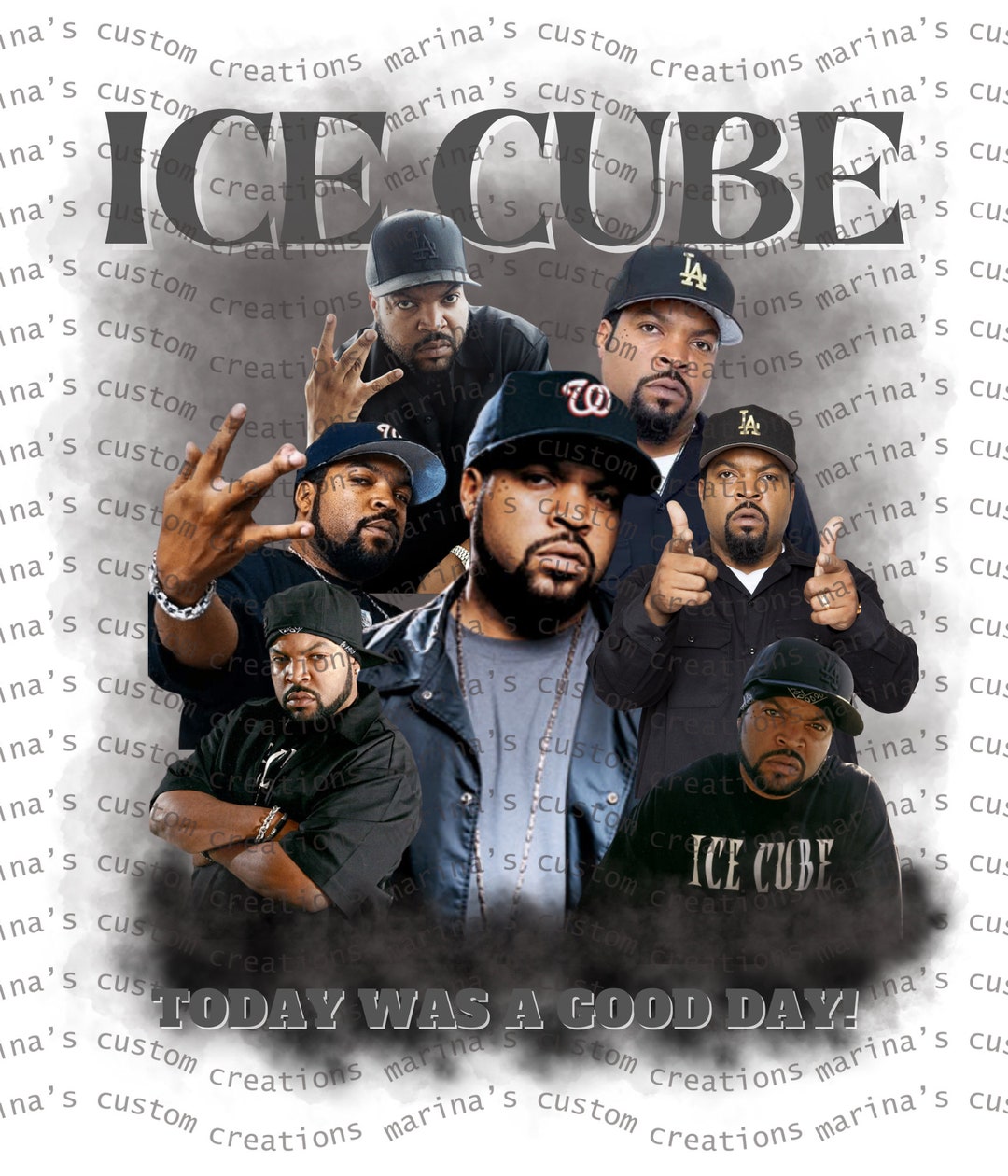 Ice Cube Vintage Style Png, Transparent Background, Rapper, Ice Cube ...