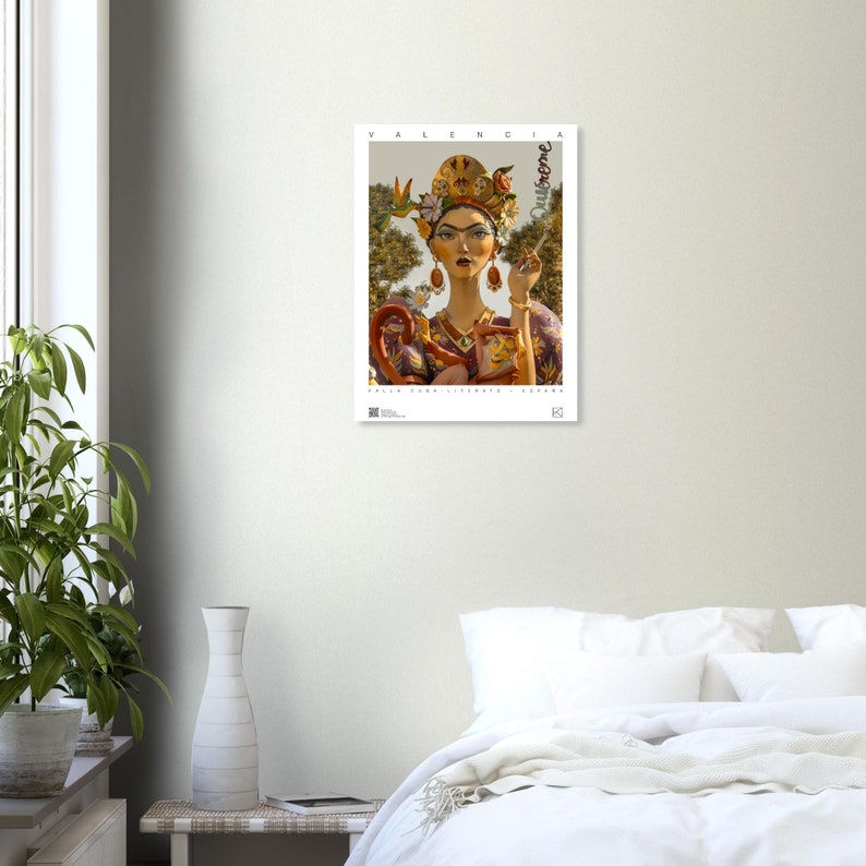 Poster Valencia Frida Kahlo - Etsy