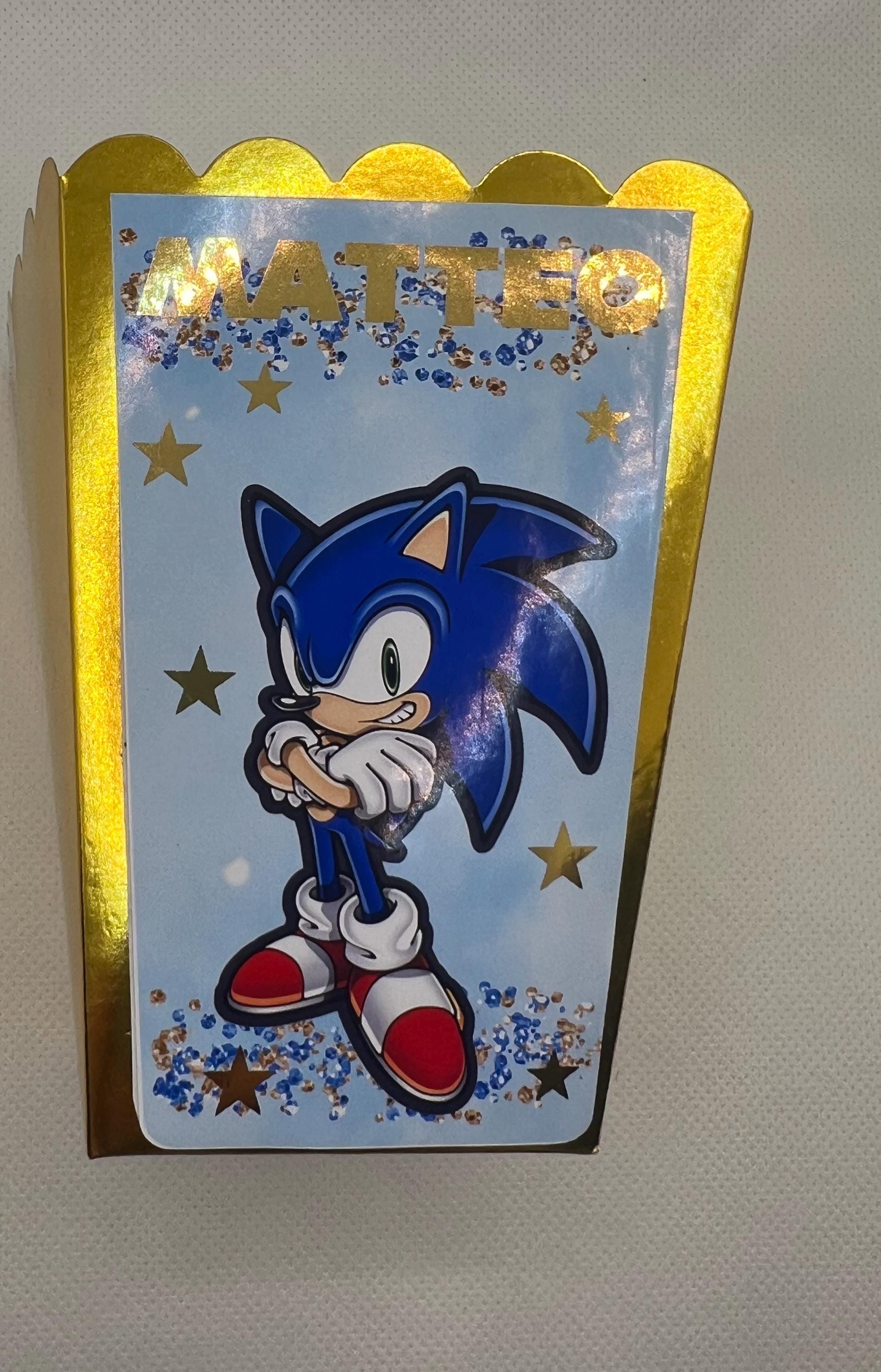Custom Sonic Treat Box / Favor Box/ Party Box - Etsy