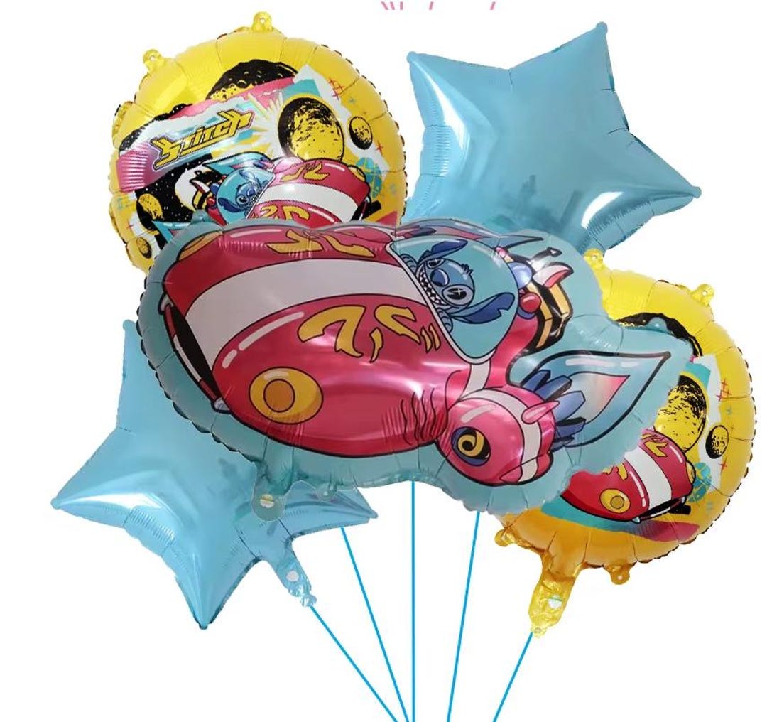 Lilo Stitch 5 Piece Balloon Set - Etsy