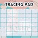 Tracing Pad for Kids Canva Editable Template and Ready to Print - Etsy