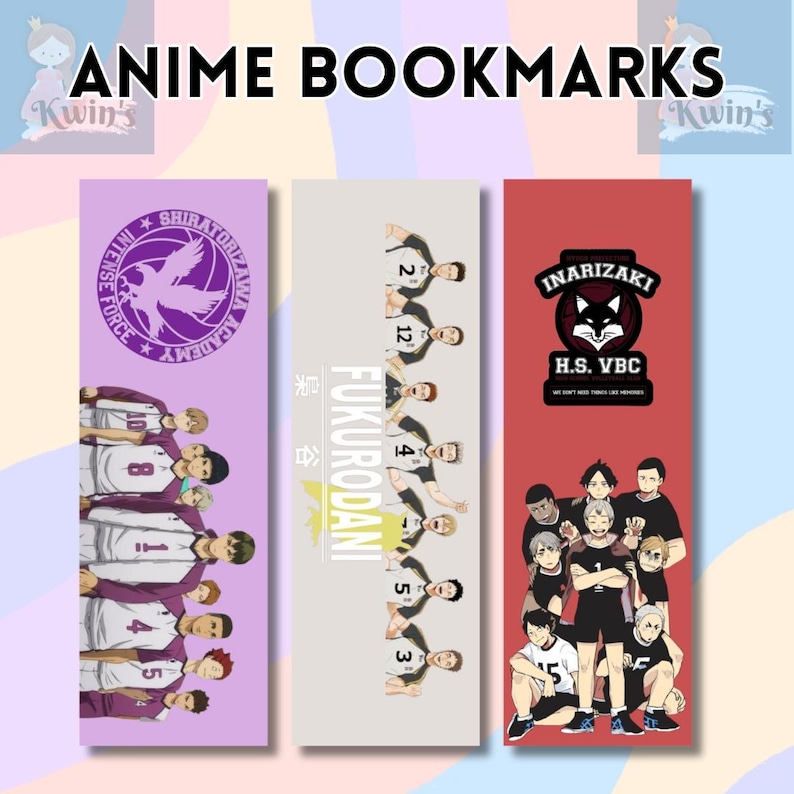 31 Anime Bookmarks Templates Canva Editable or PNG Ready to Print ...