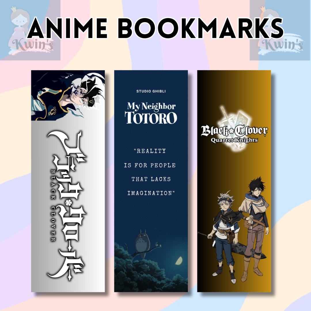 31 Anime Bookmarks Templates Canva Editable or PNG Ready to Print ...
