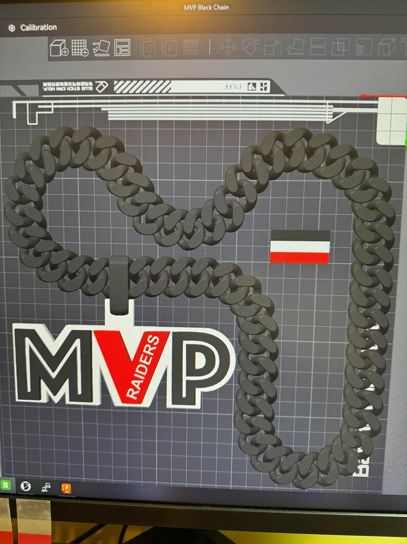 MVP Award Raiders 3D Printed Sports Chain - Etsy