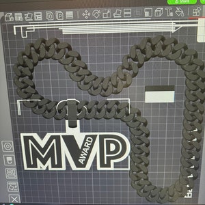 MVP Award 3D Printed Sports Chain - Etsy
