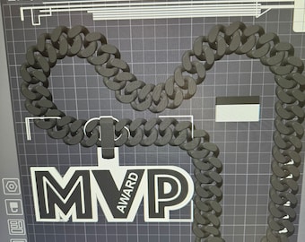 MVP Athletics 3D Printed Sports Chain - Etsy