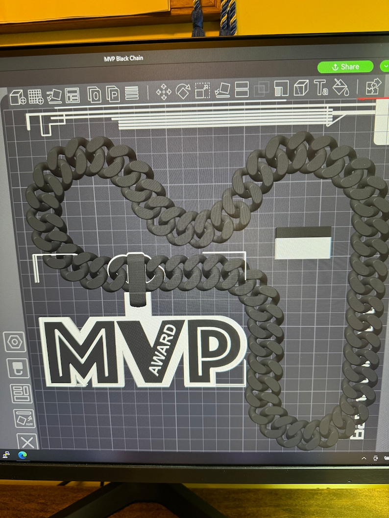 MVP Award 3D Printed Sports Chain - Etsy
