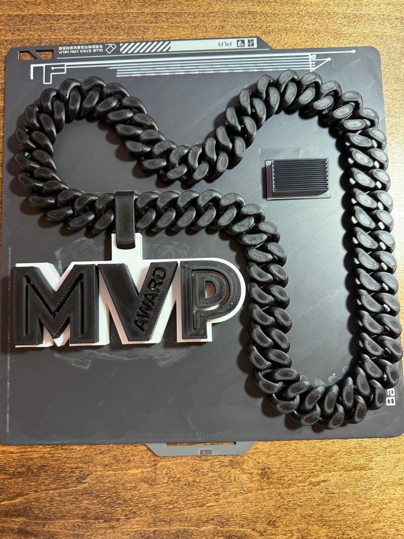 MVP Award 3D Printed Sports Chain - Etsy