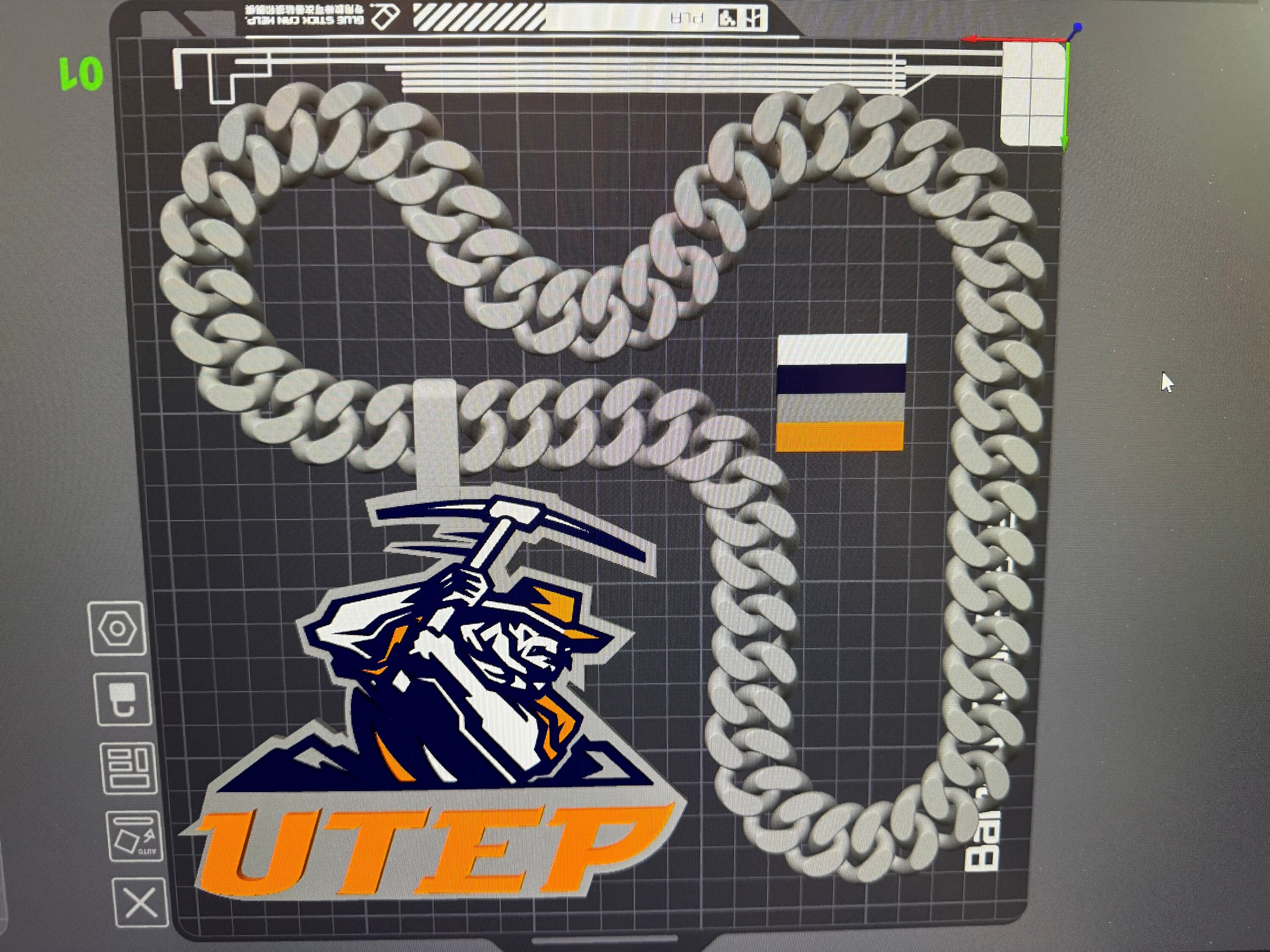 UTEP Sports Chain - Etsy