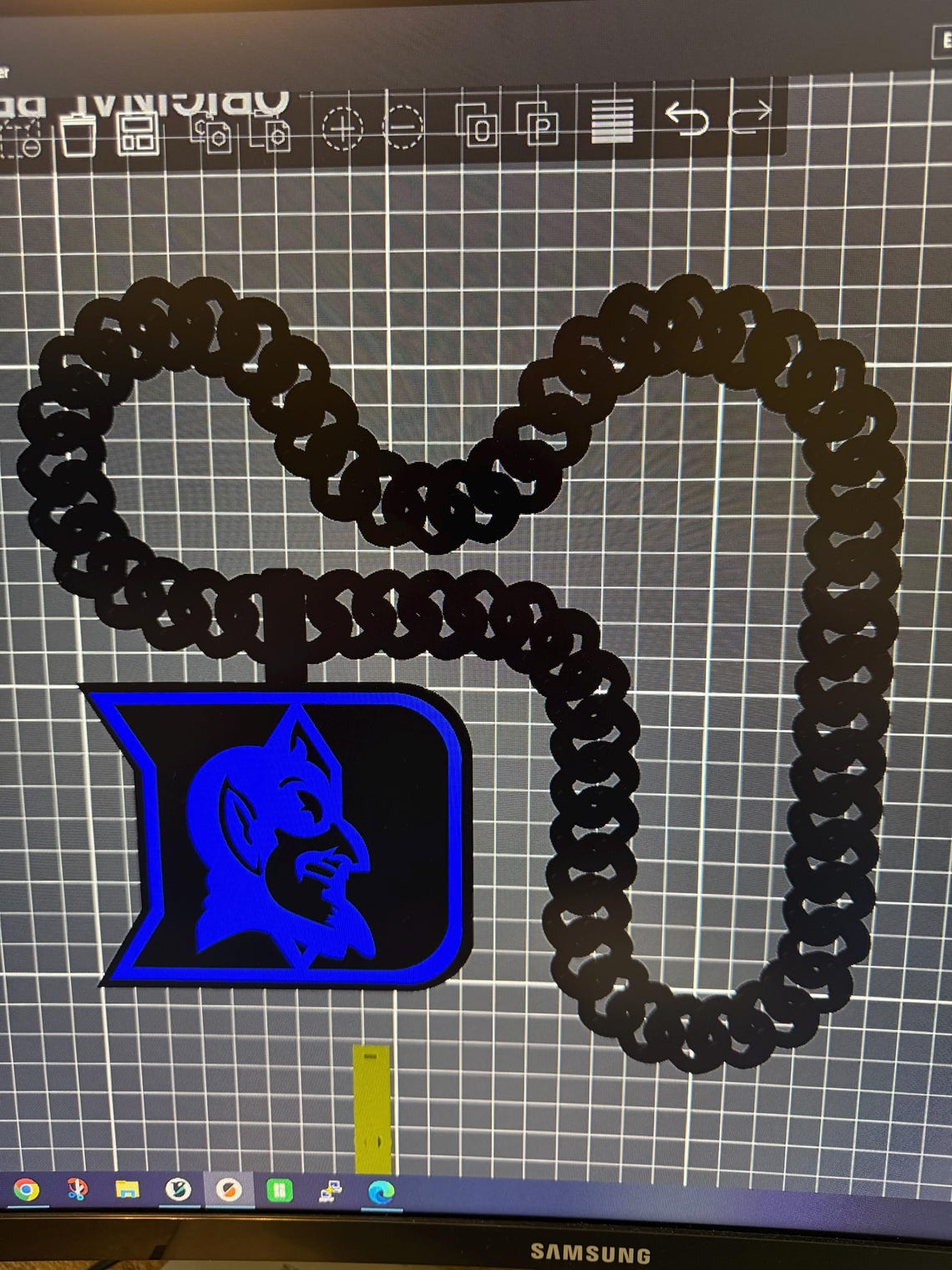 Blue Devils 3D Printed Sports Chain V2 - Etsy