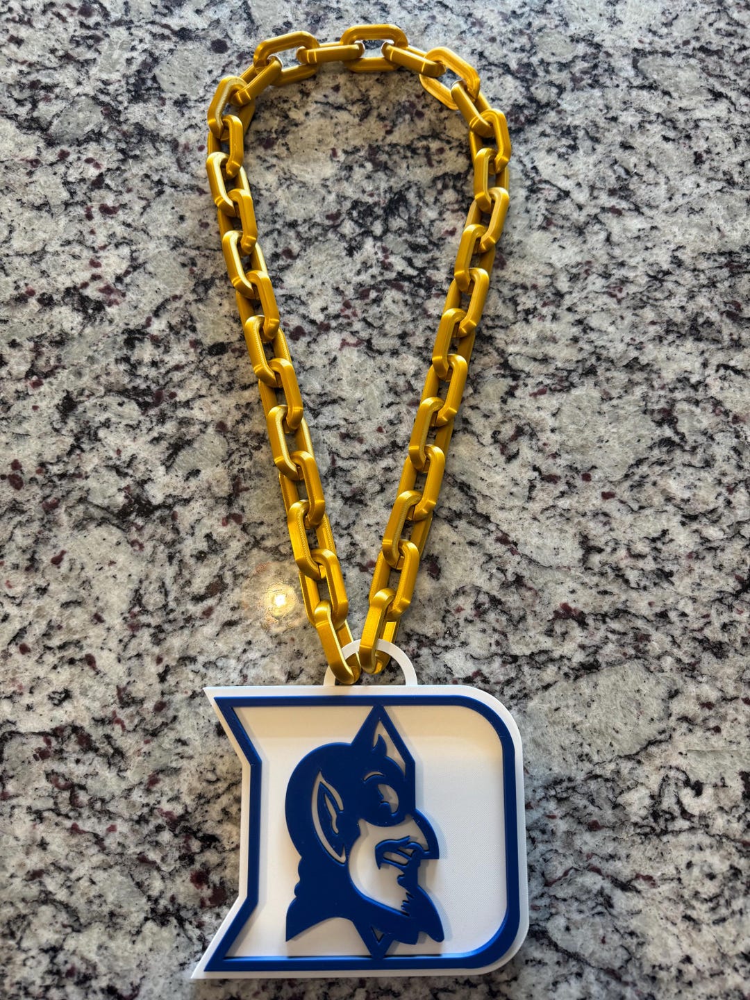 Blue Devils 3D Printed Sports Chain - Etsy