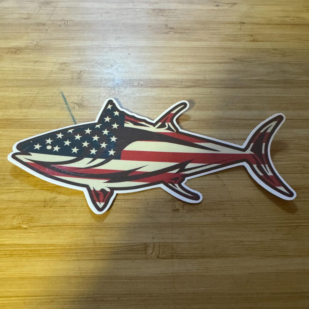 USA American Flag Tuna Sticker - 5 Inches - Buy 2 Get 1 FREE - Etsy