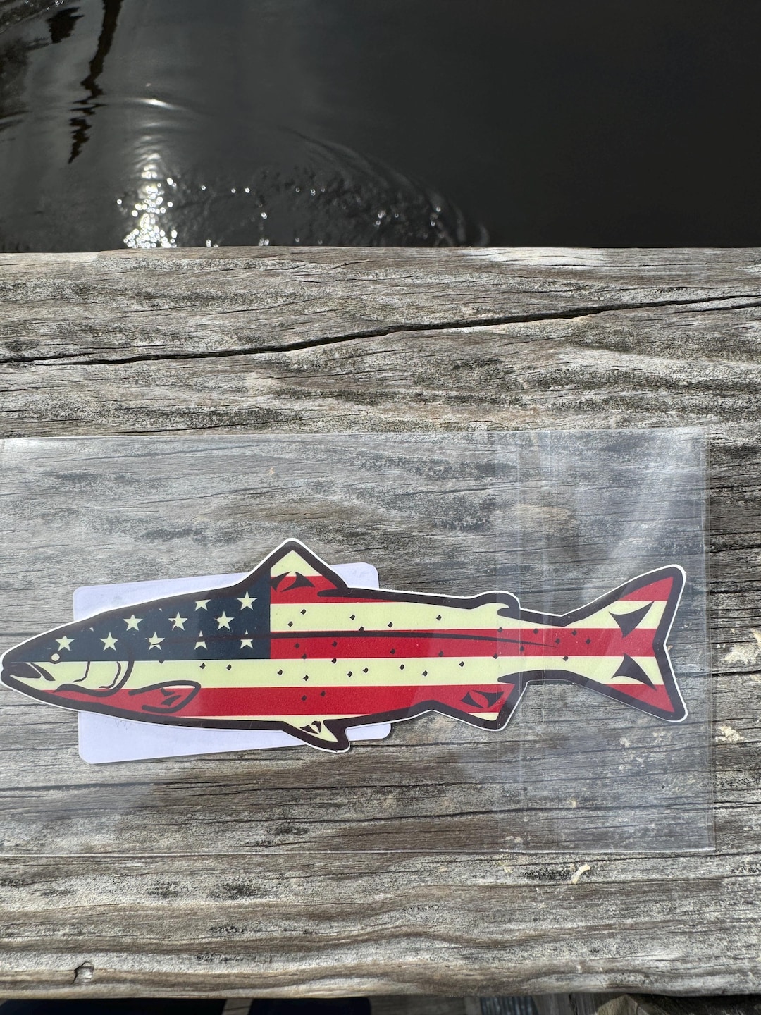 USA American Flag Salmon Sticker - 5 Inches - Buy 2 Get 1 FREE - Etsy
