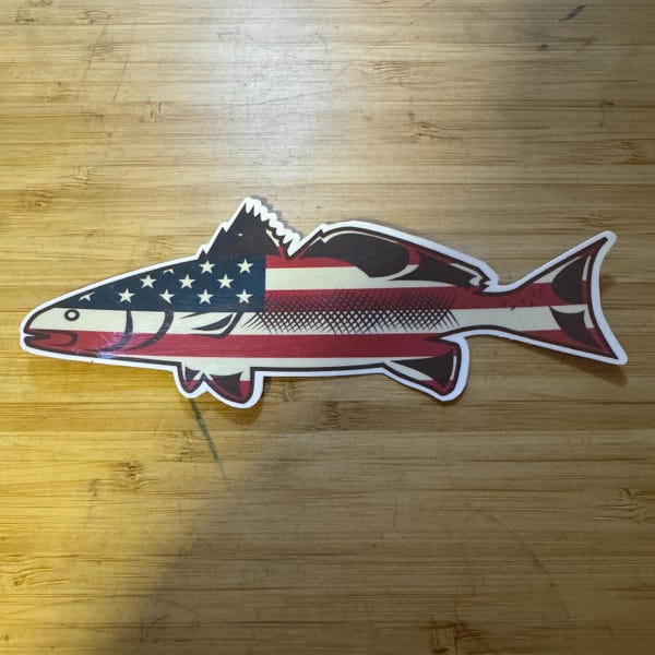 Redfish Sticker - Etsy UK