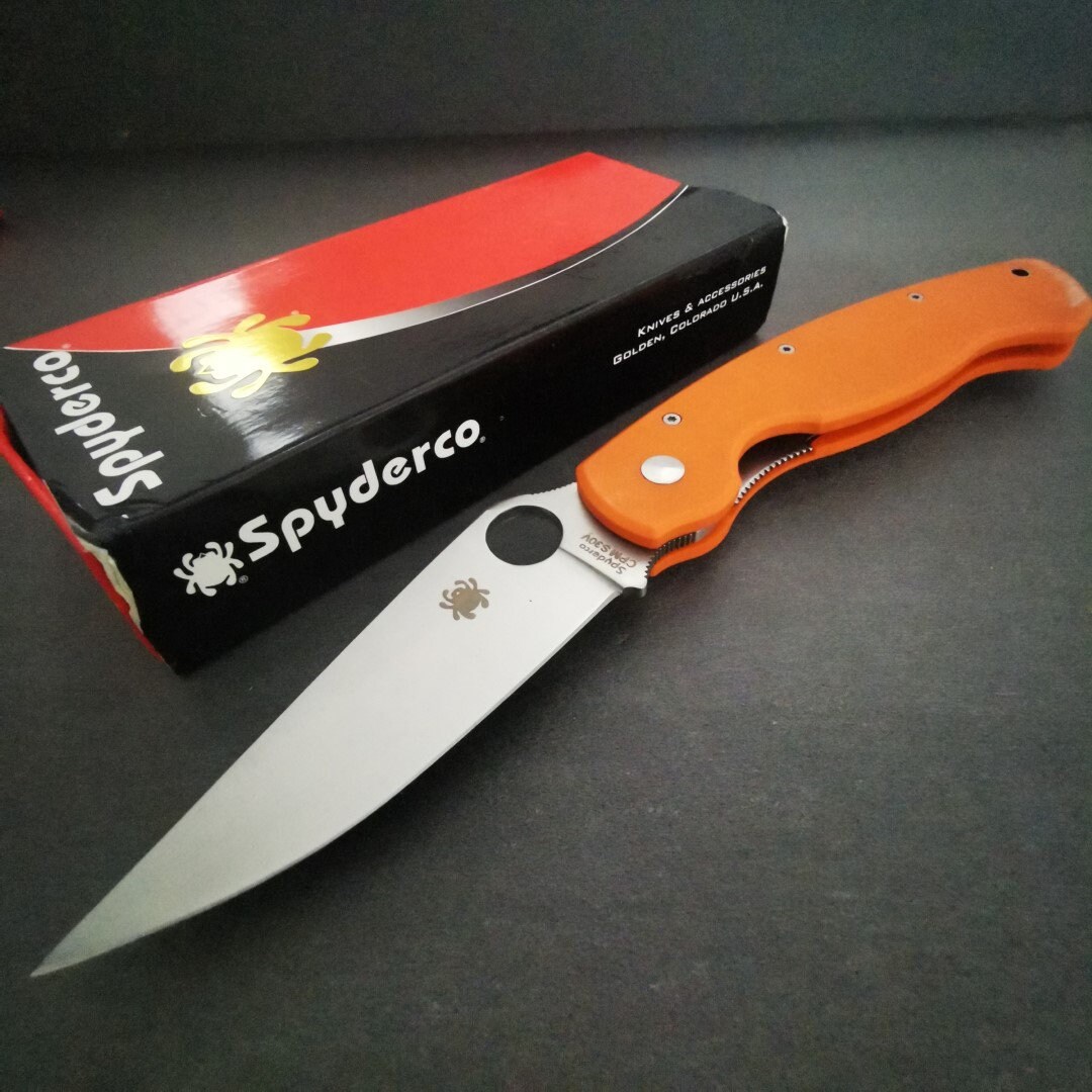 Knife SPYDERCO Pocket Knife СРМ S30V, Tourist Knife, Knife Camping ...