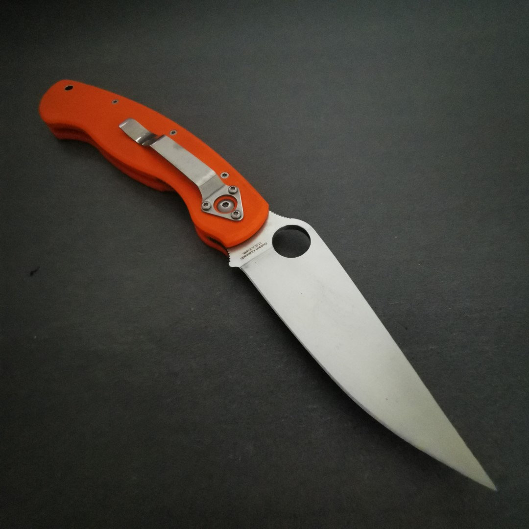 Knife SPYDERCO Pocket Knife СРМ S30V, Tourist Knife, Knife Camping ...