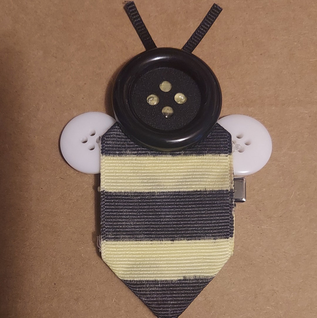 Bee Hair Clips - Etsy