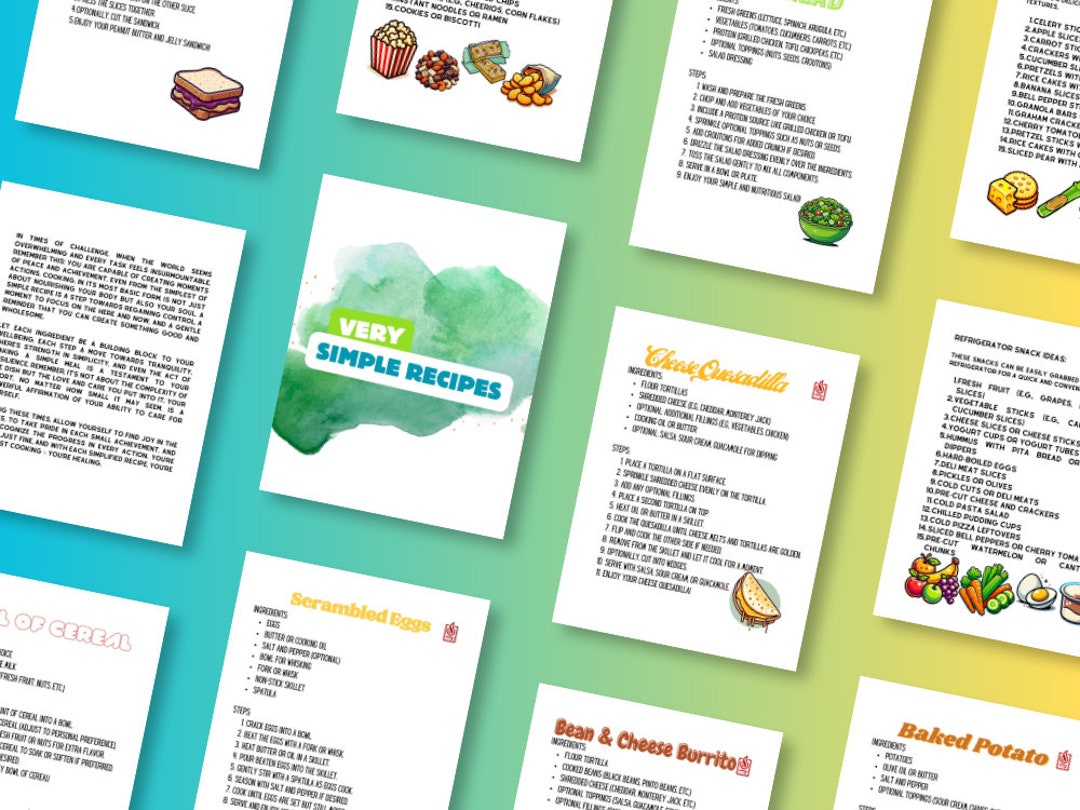 Easy Step-by-step Recipe Guide: Inclusive Cooking for ADHD, Autism ...