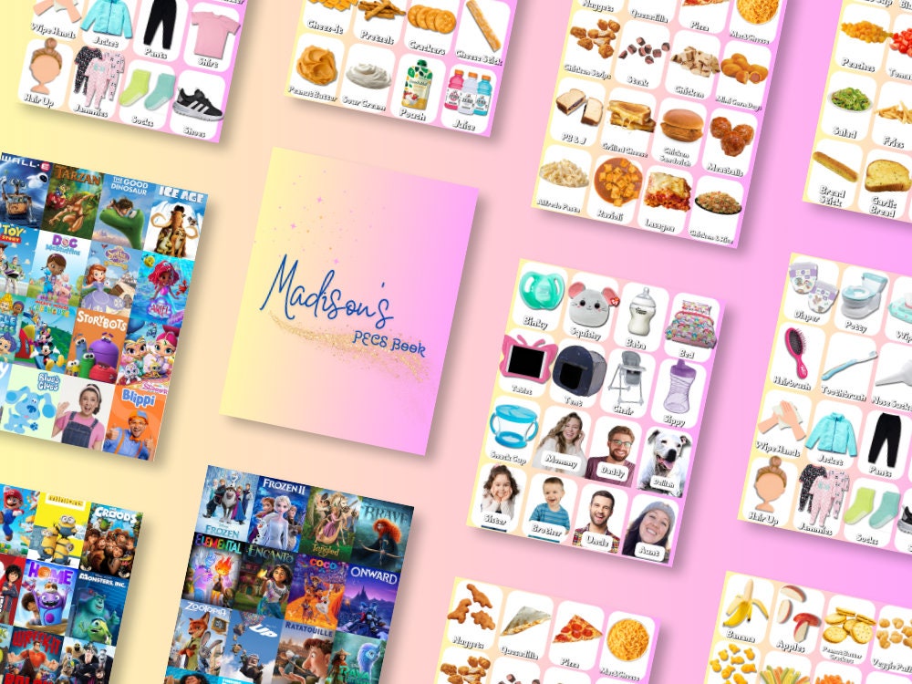 Custom Digital PECS Cards for Autism and Nonverbal Individuals ...