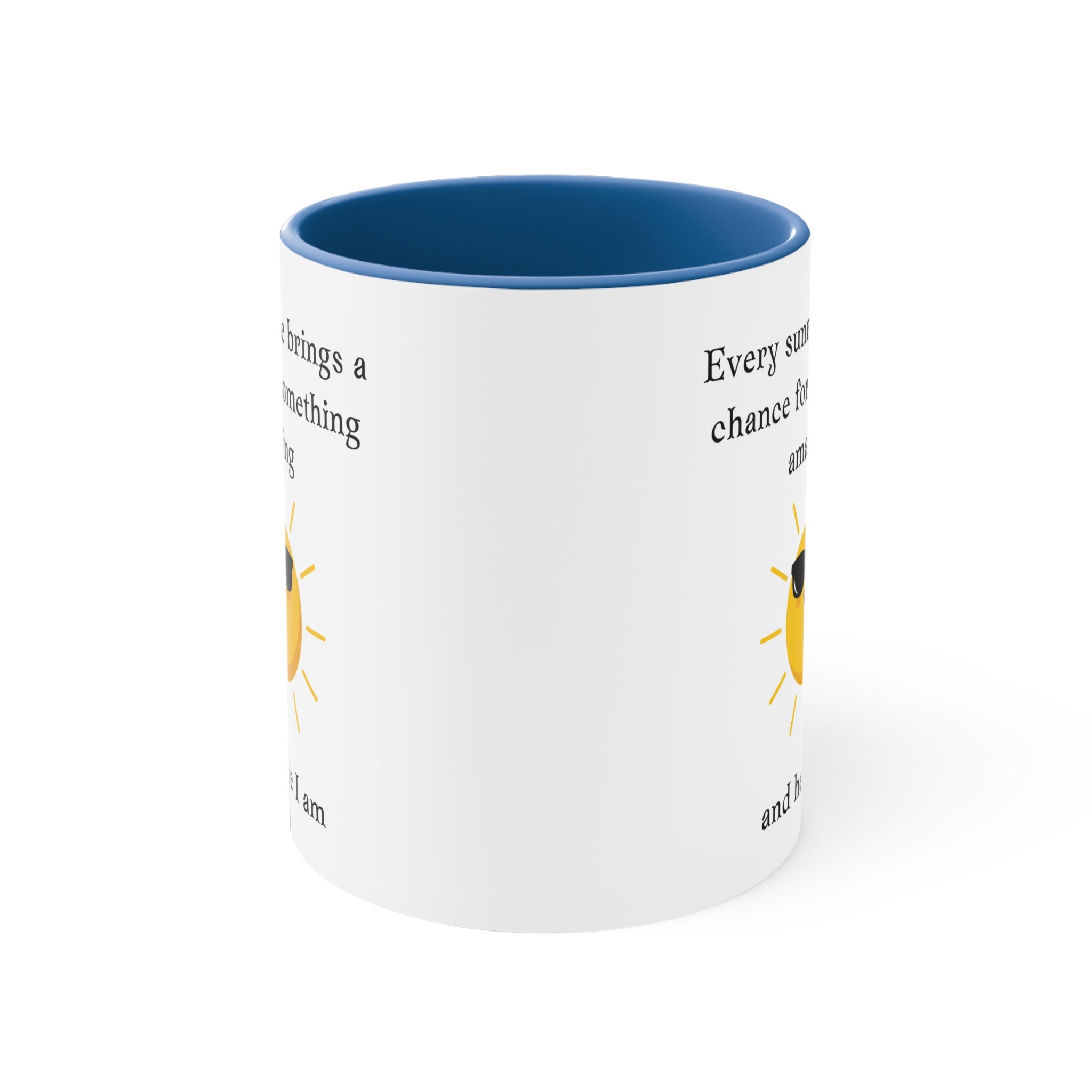 Cool Inspirational Sunrise Two-tone Coffee Mug Cartoon Sun Design ...