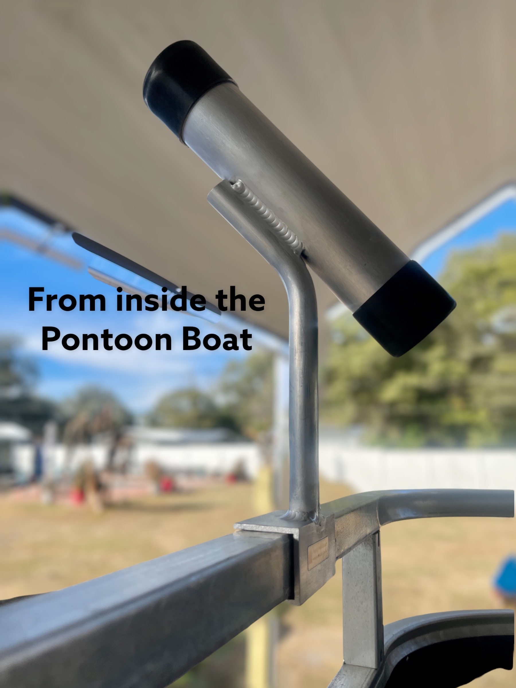 9” Pair Pontoon Boat Fishing Rod Holders - Etsy