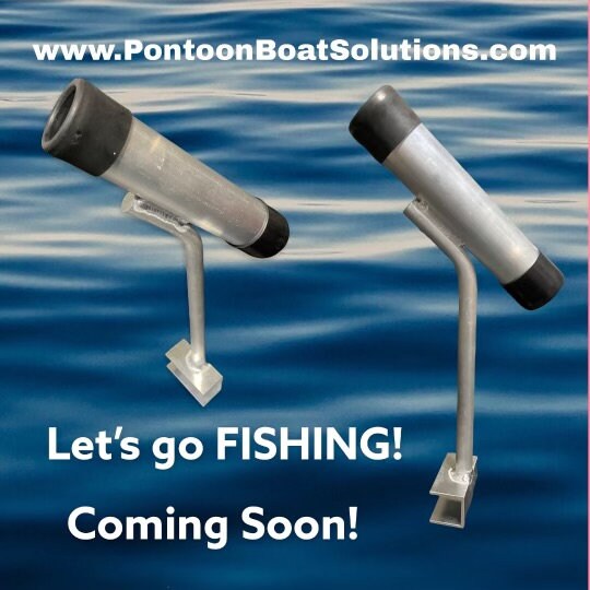 9” Pair Pontoon Boat Fishing Rod Holders - Etsy
