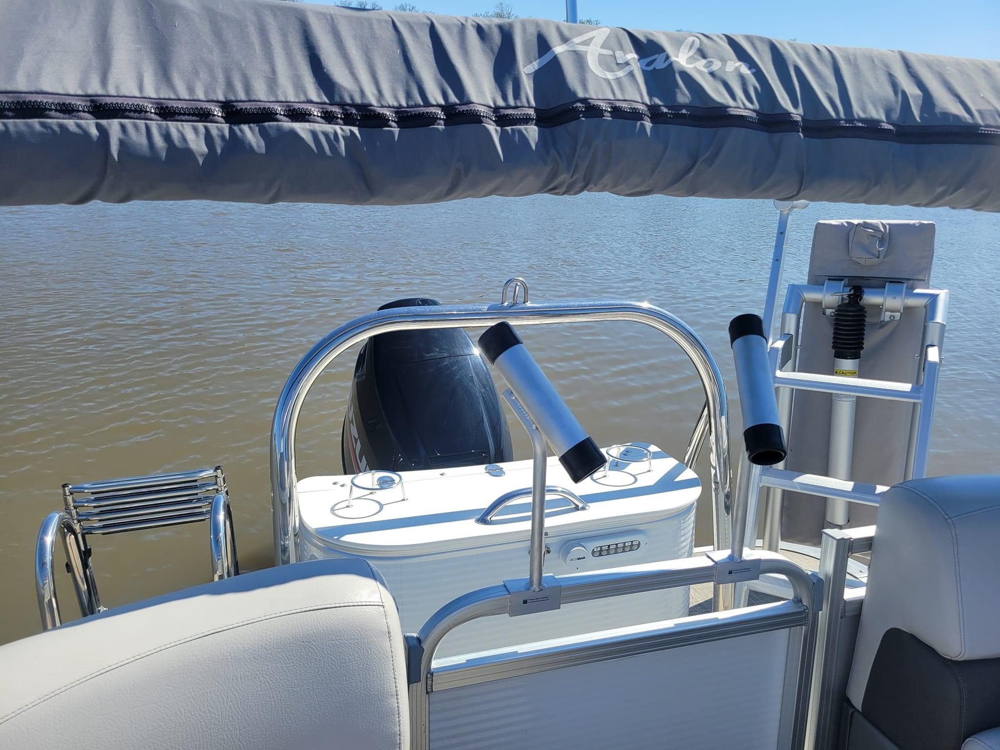 9” Pair Pontoon Boat Fishing Rod Holders - Etsy