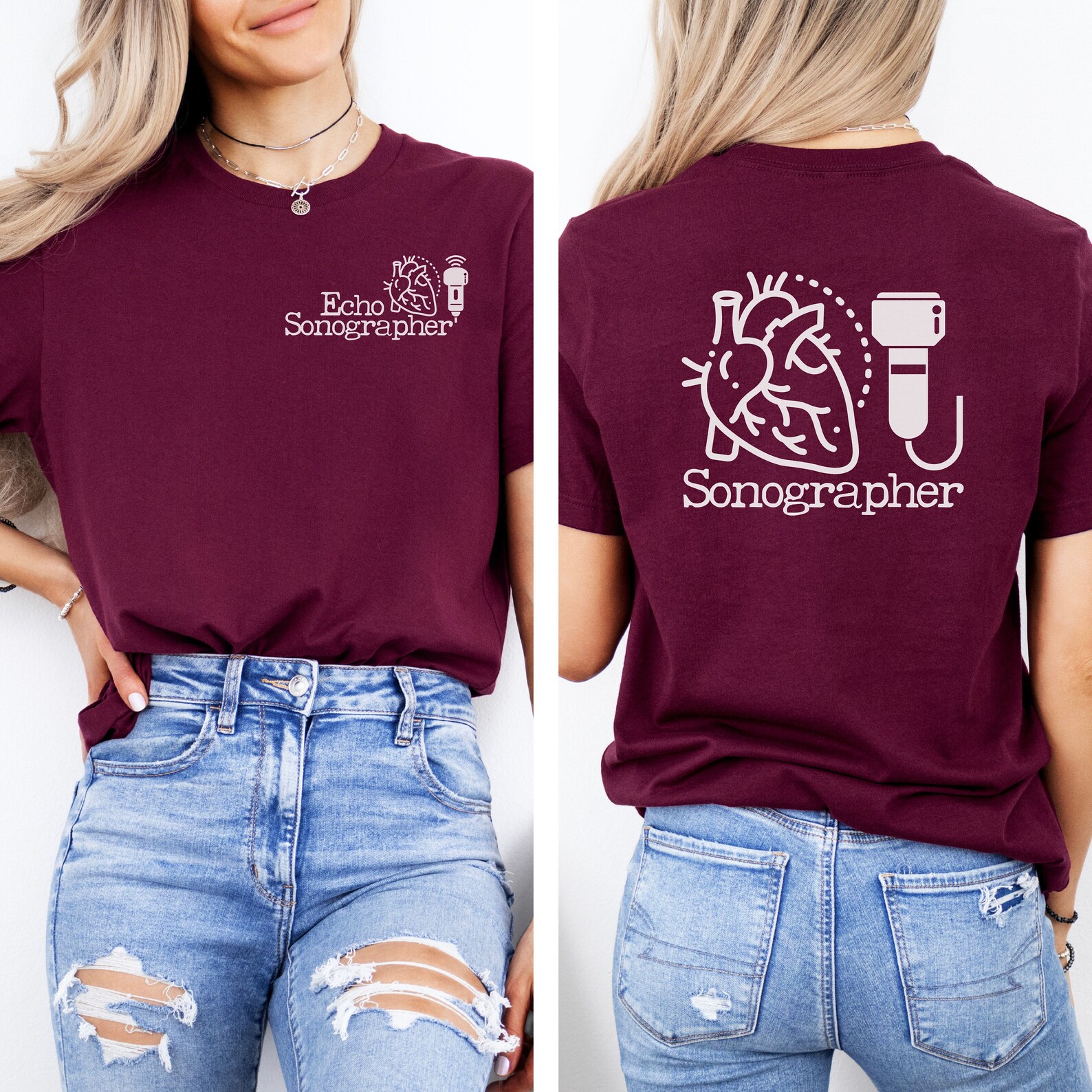 Ultrasound Tech Echo Sonographer Tee, High-quality Echocardiogram ...