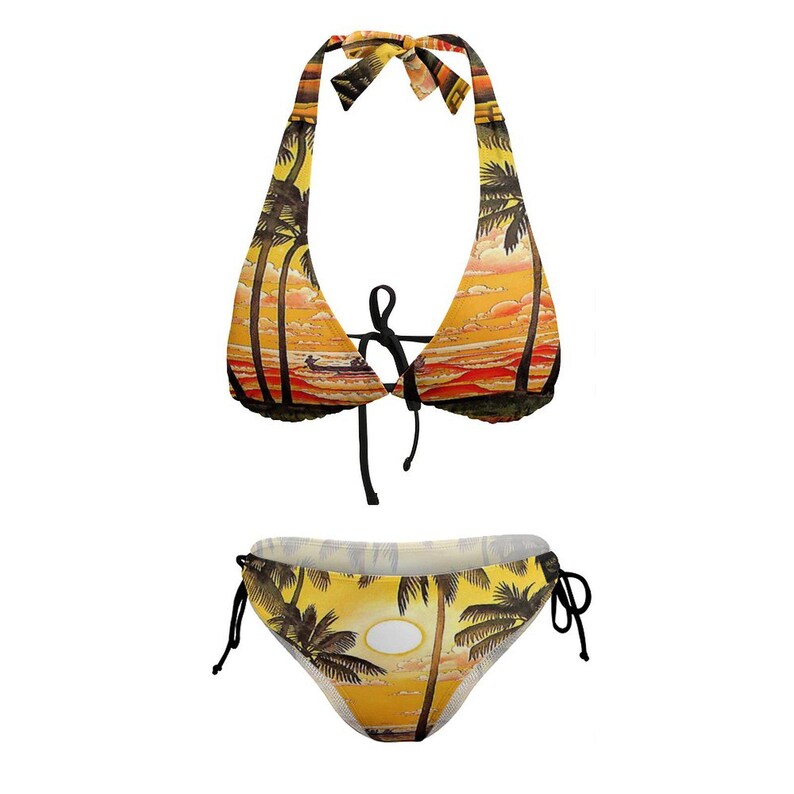 Two Piece Swimsuit Bikini (all-over Printing) - Etsy