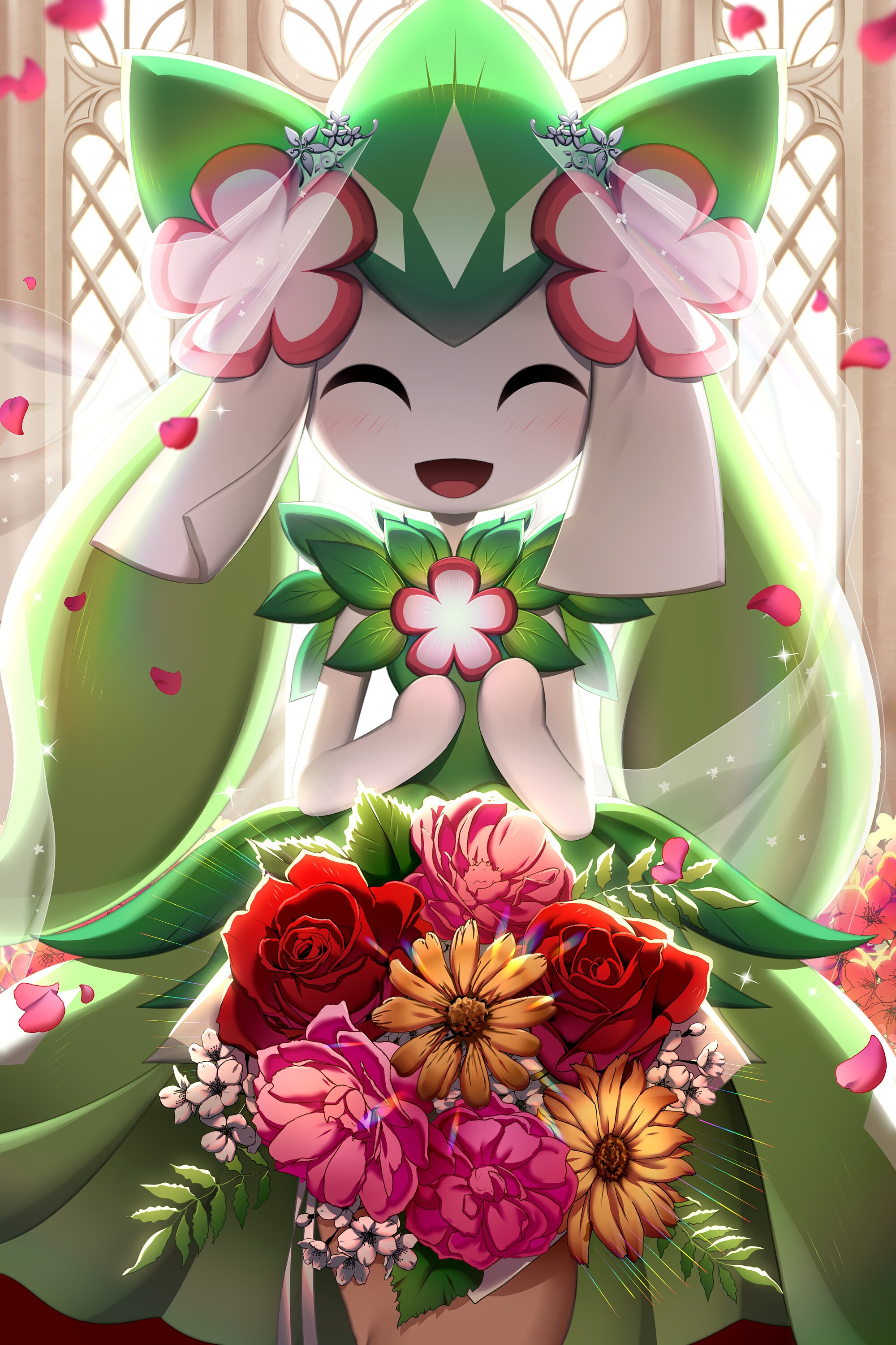 Bridal Petallia Poster Palworld Art Print - Etsy