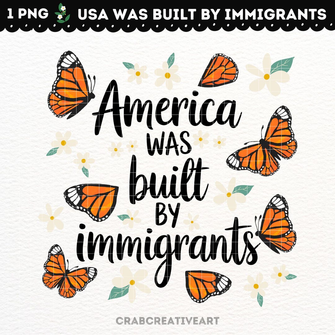 American Was Built by Immigrants Clipart, Immigrants PNG, American ...