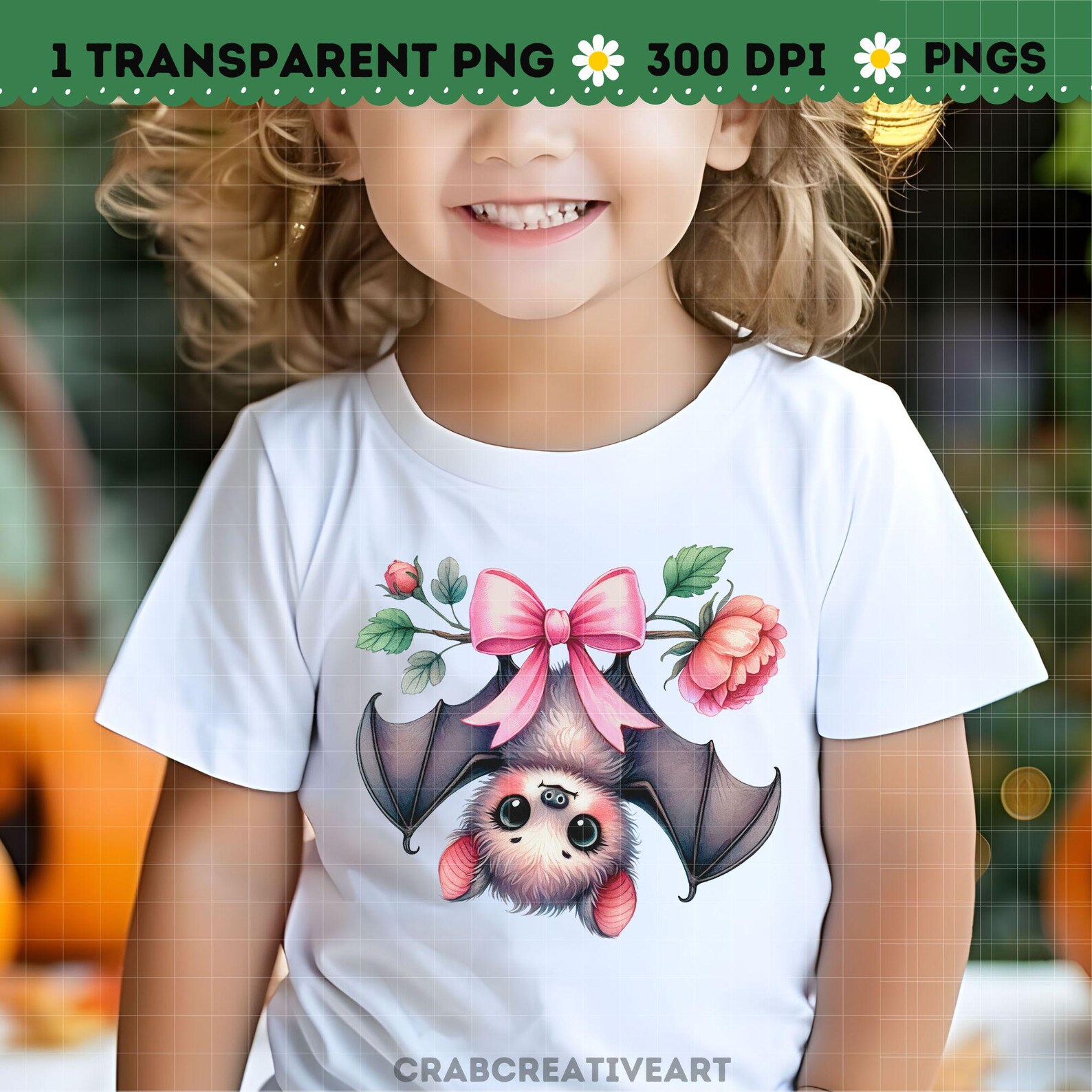 Coquette Bat With Pink Bow and Rose Halloween PNG - Halloween Bat ...