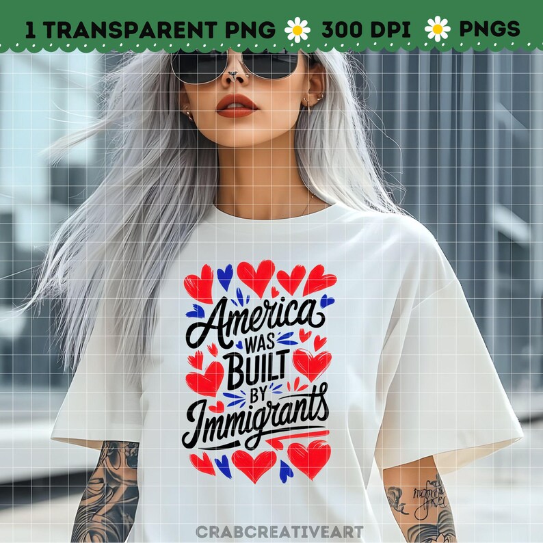 American Was Built by Immigrants Png, Immigrants PNG, American Quotes ...