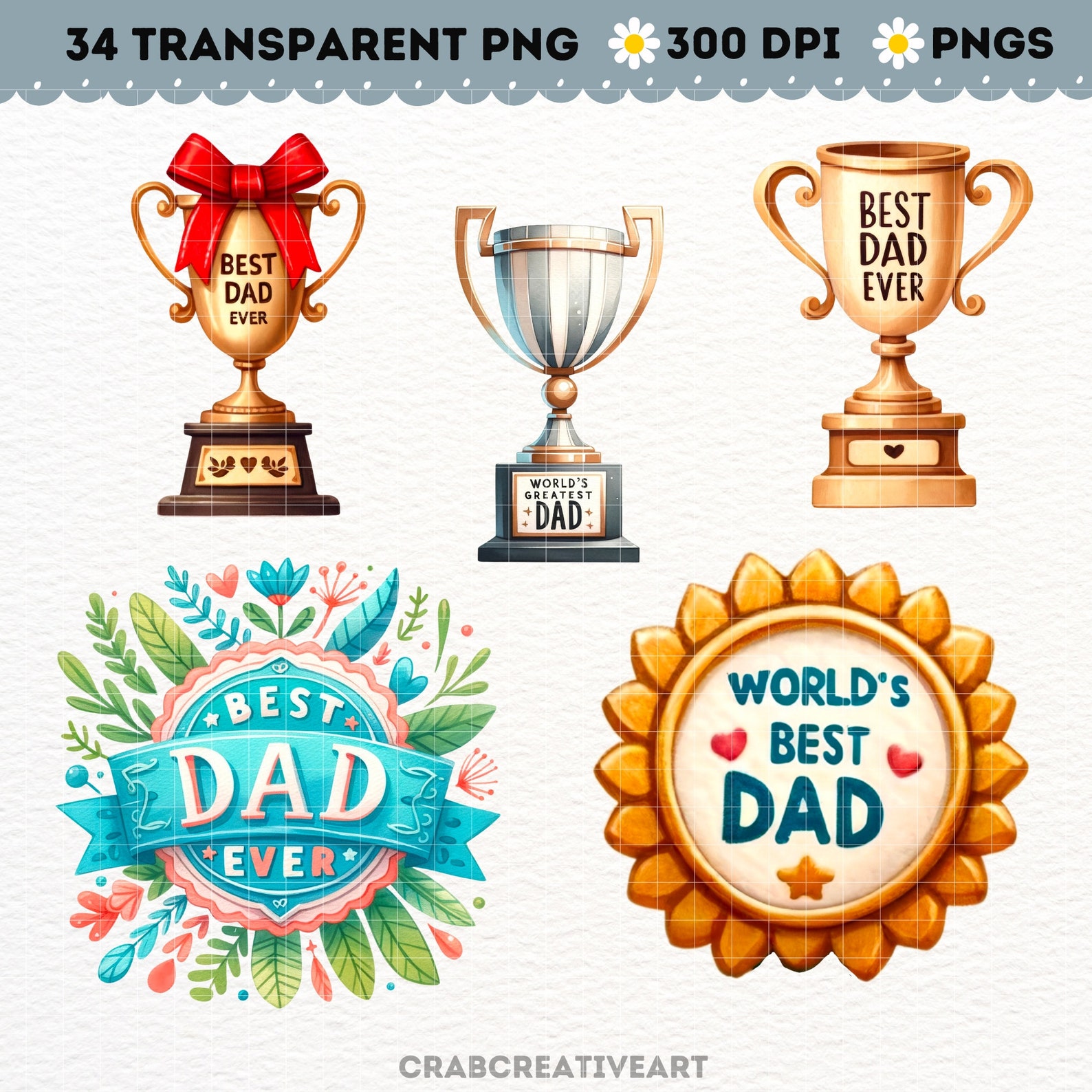 Dad's Favorite PNG, Father’s Day Elements, Father’s Day Gift, Father ...