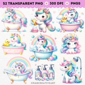 Rainbow Unicorn With Bubble Clipart, Rainbow Unicorn PNG, Unicorn ...