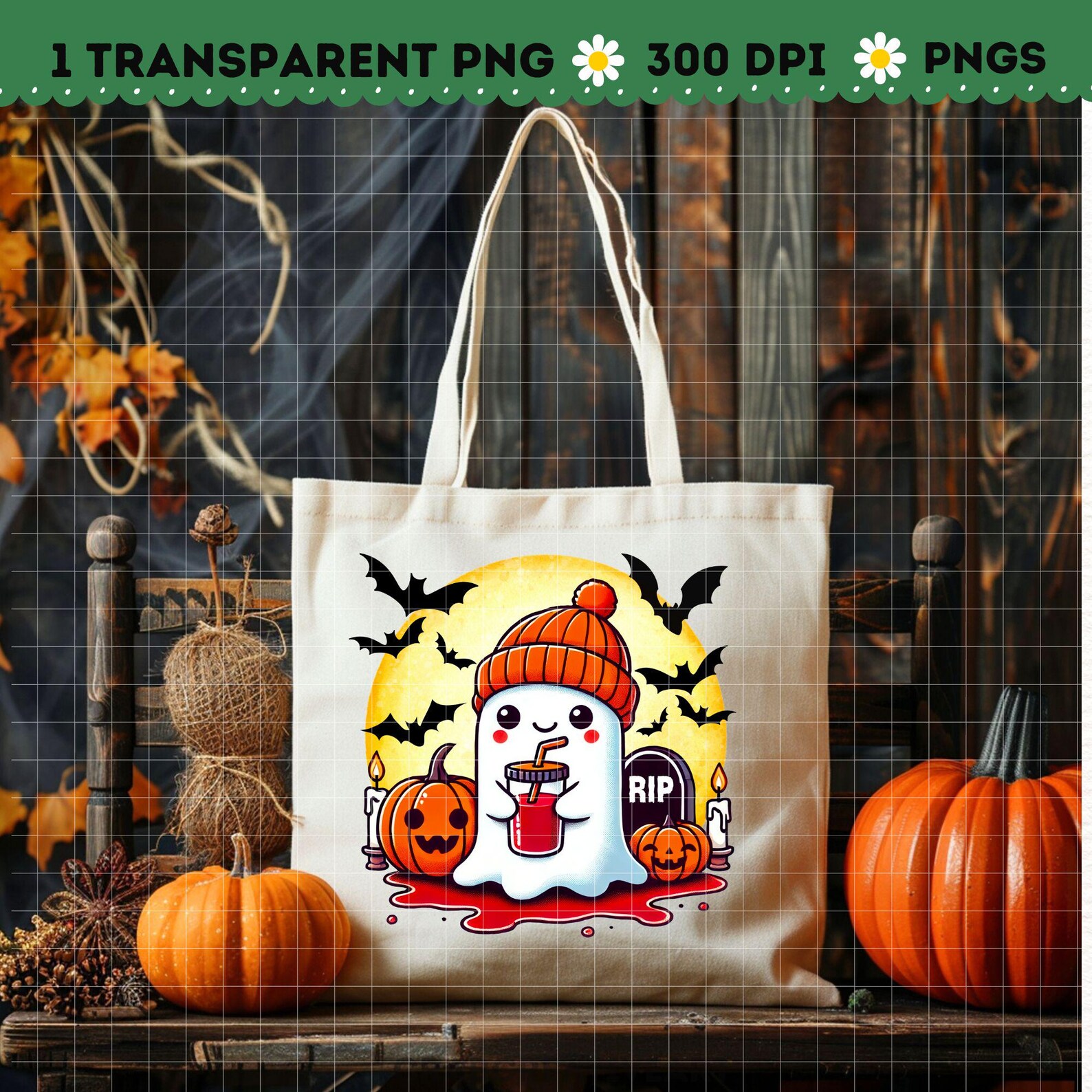 Cute Ghost Blood Sip PNG - Cute Ghost PNG - Halloween Clipart ...