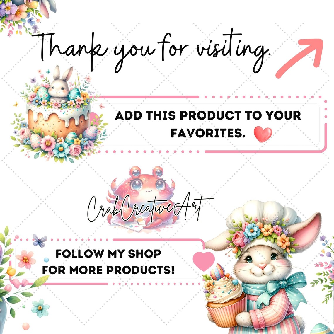 Watercolor Sleeping Bunny Clipart for Nursery Wall Art, Adorable Rabbit ...