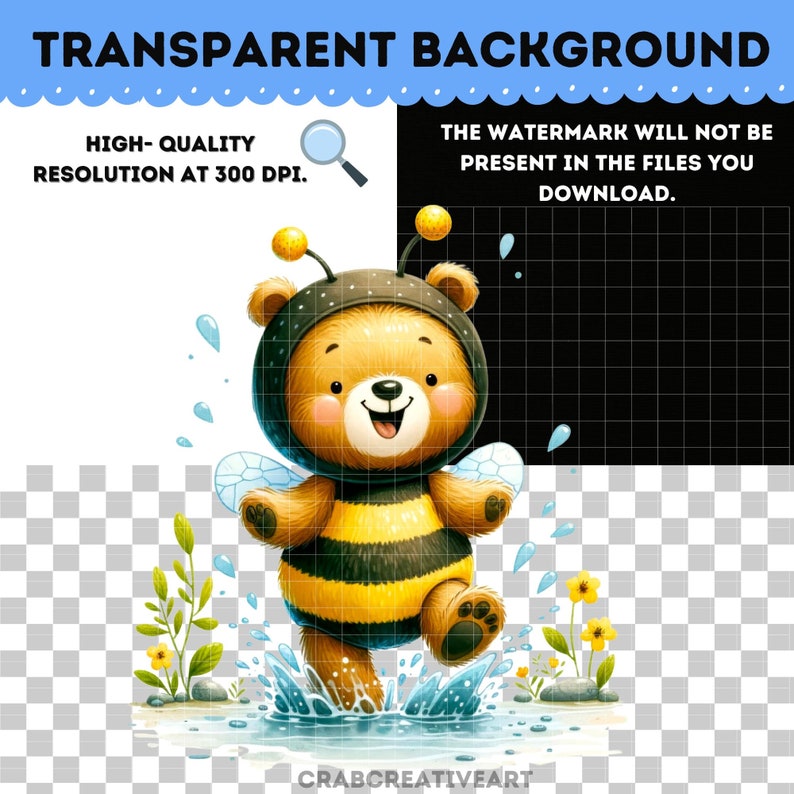 Teddy Bear Baby Shower Birthday Nursery, Bear-bee Birthday Clipart for ...