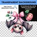 Coquette Bat With Pink Bow and Rose Halloween PNG - Halloween Bat ...
