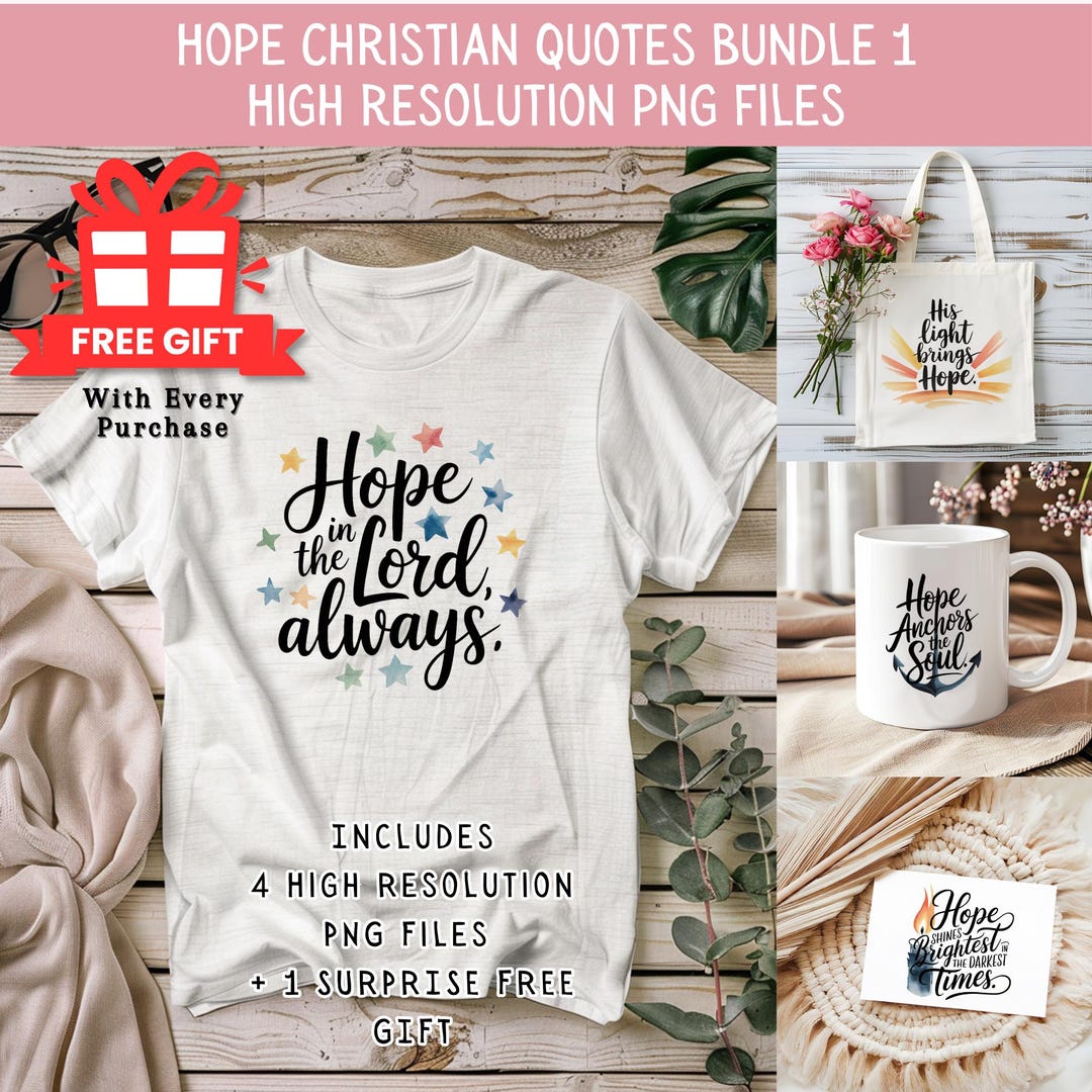 Hope Christian Quotes PNG Bundle, Hope, Bible Quotes Png, Christian ...