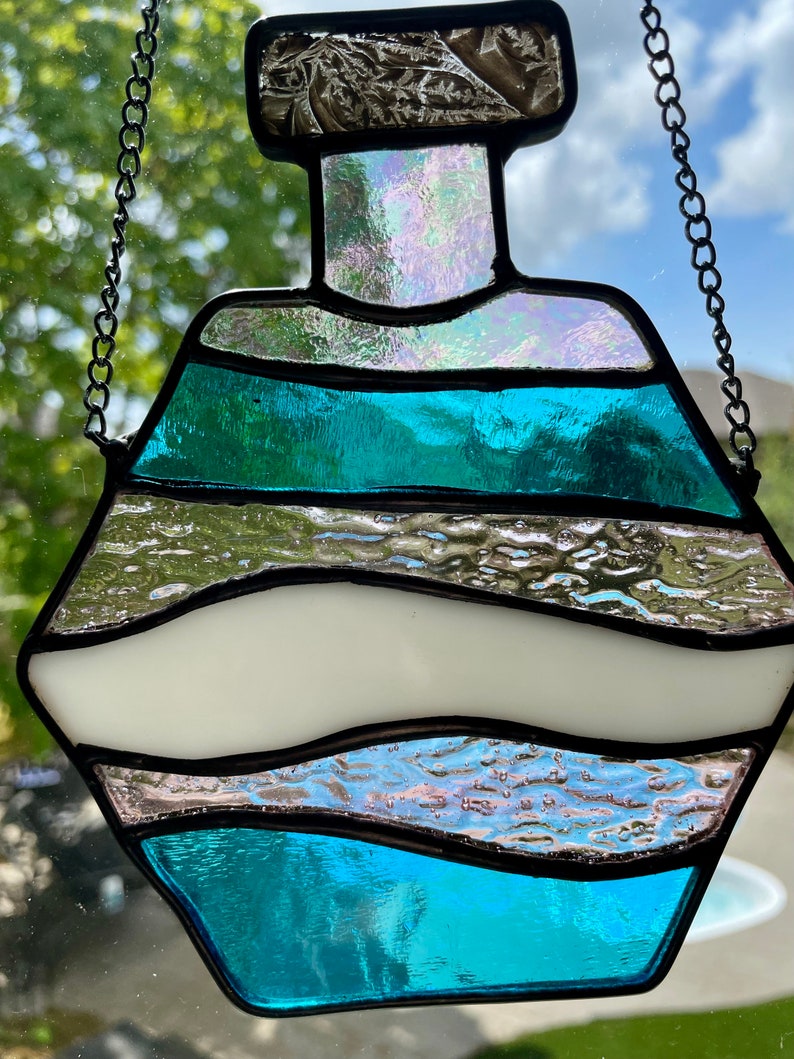 Transgender Gender Magic Potion: Handmade Stained Glass Sun Catcher ...