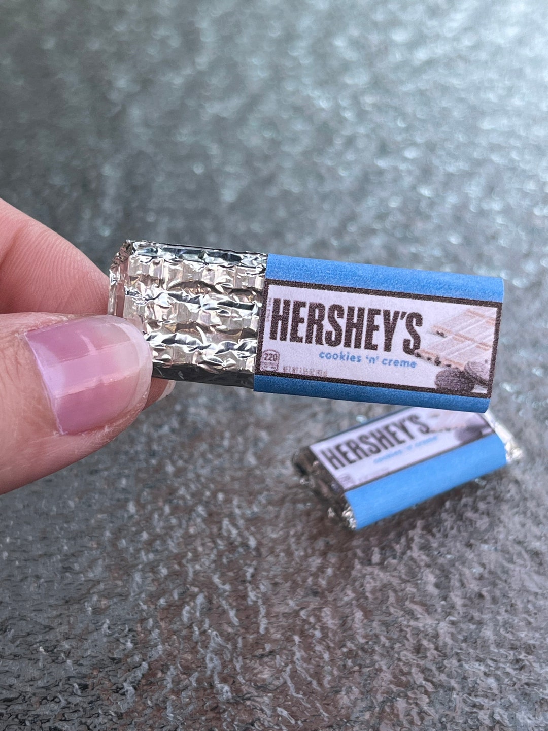 Miniature Hersheys Cookies and Cream Chocolate Barbie Doll Size Tiny ...