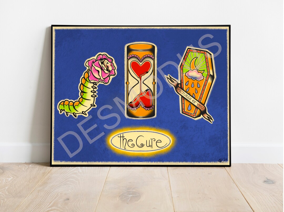 The Cure Flash Poster - Etsy