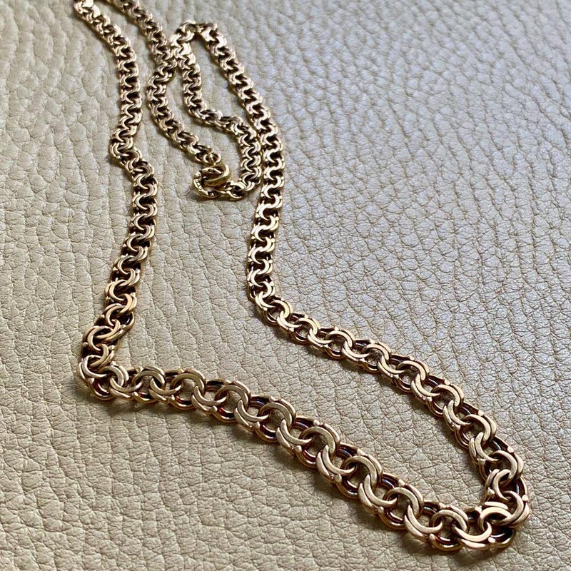 Double Link Chain - Etsy