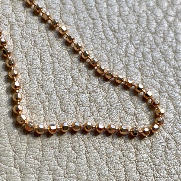 Faceted Ball Chain - Etsy