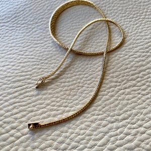 Distinctive Rare 14k Gold Geneva Link Variation Choker Necklace Denmark ...